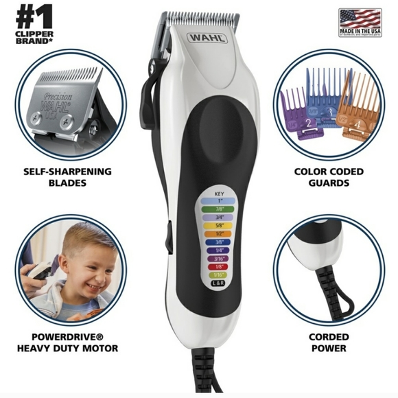 Wahl | Grooming | New Wahl Color Pro 2 Piece Color Coded Haircutting ...
